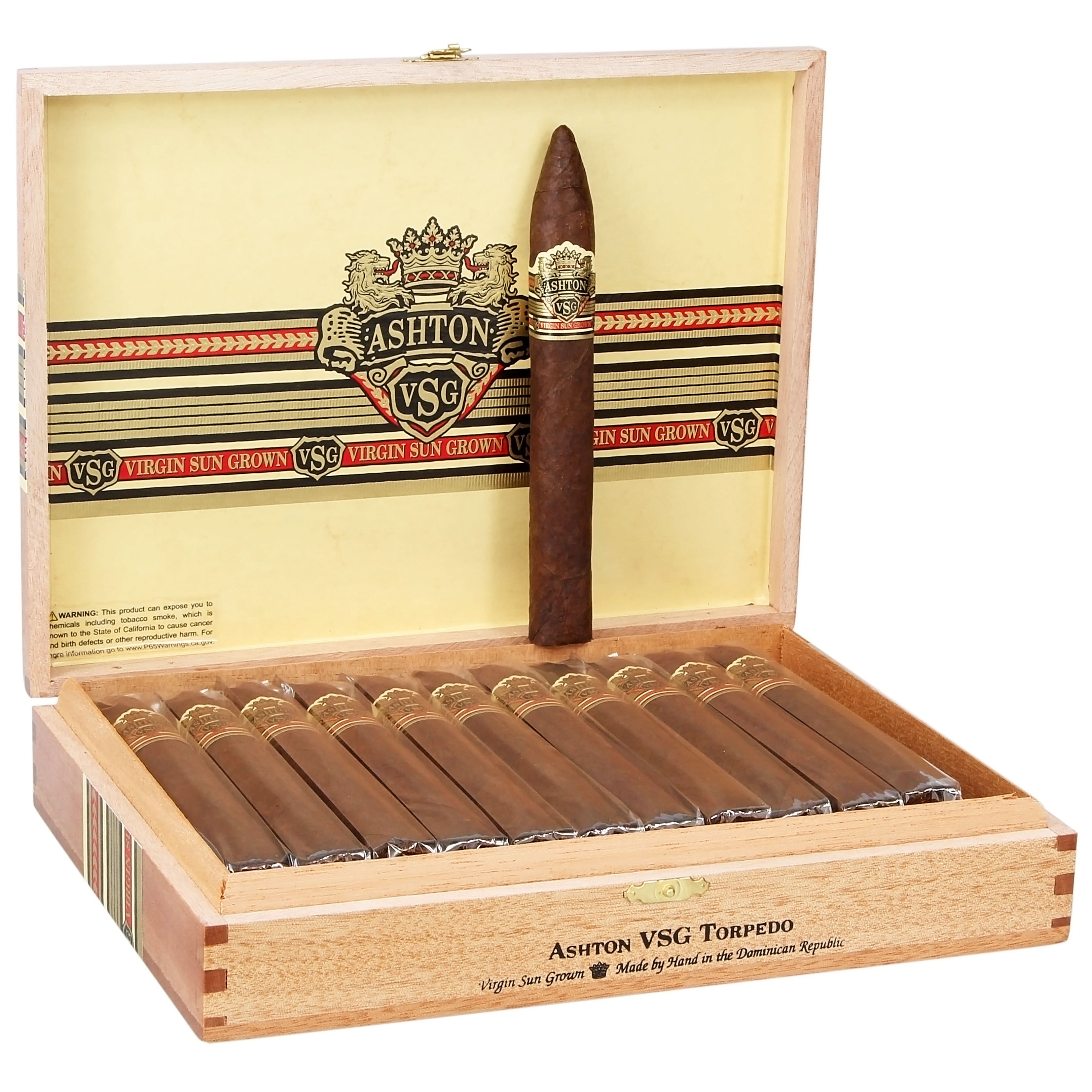Ashton VSG Torpedo box | Old Havana Cigar Company
