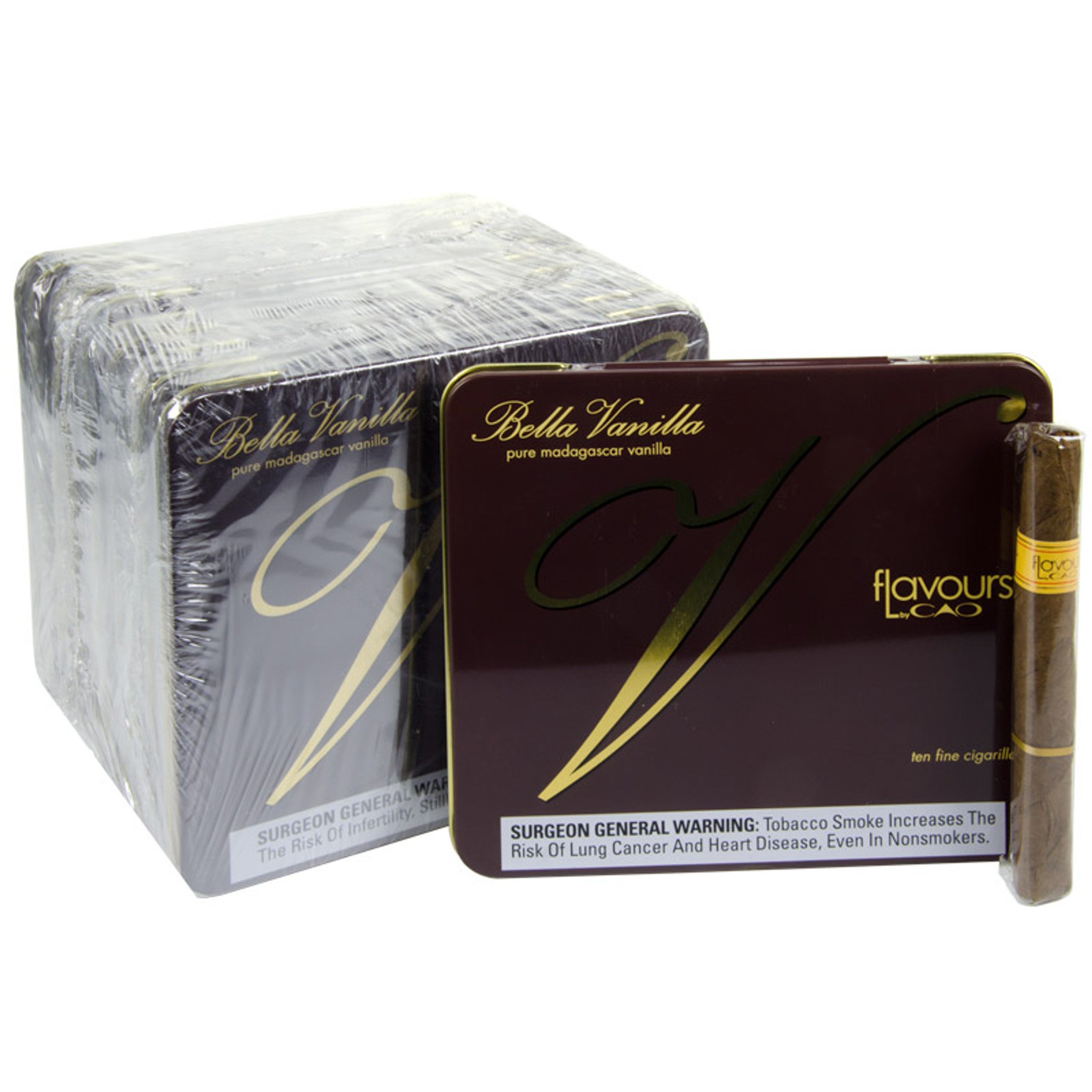 General cigar co. CAO Flavors Bella Vanilla Tins 10pk Box | Old Havana ...